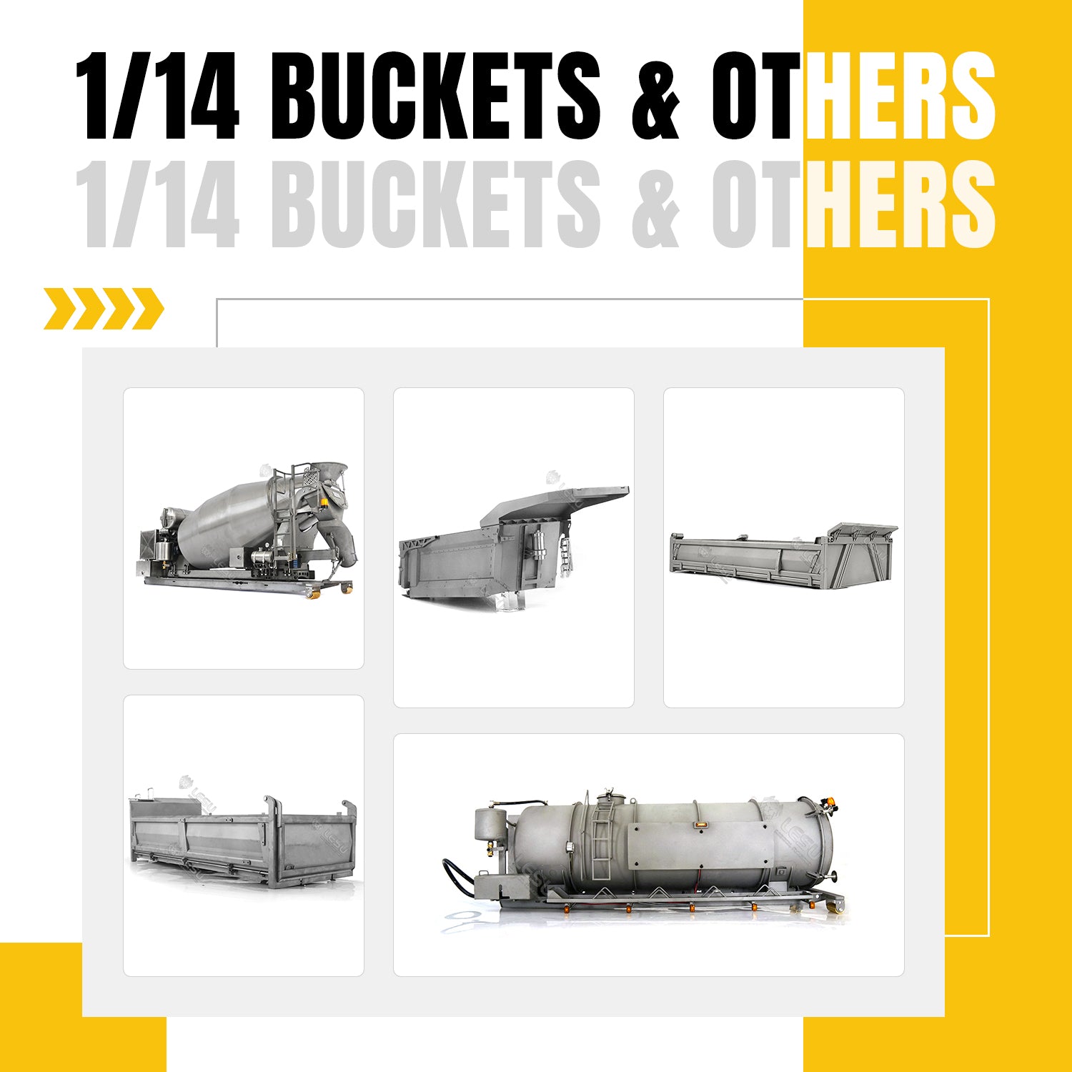 1/14 Buckets & Others – LESU RC USA