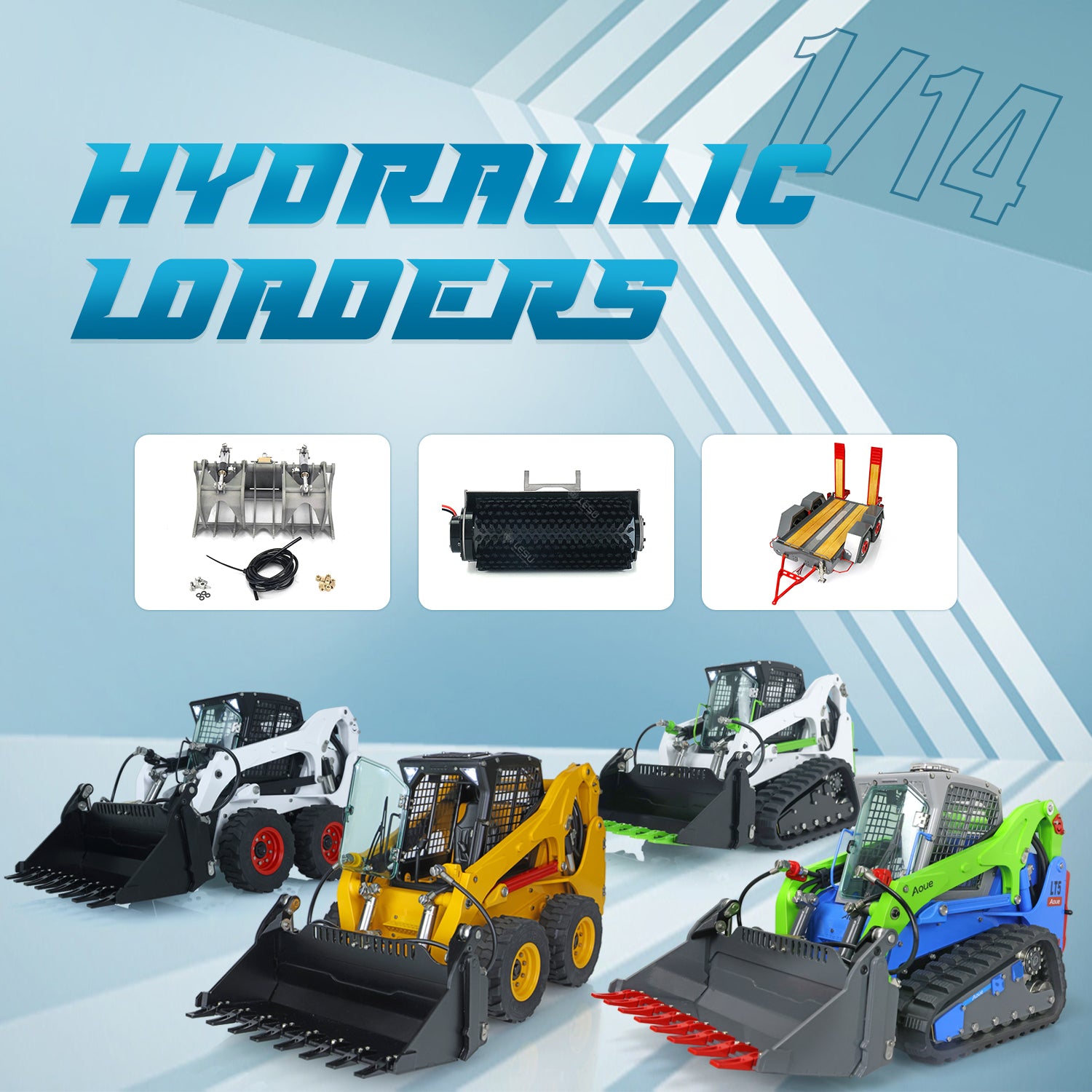 1/14 Hydraulic Loaders – LESU RC USA