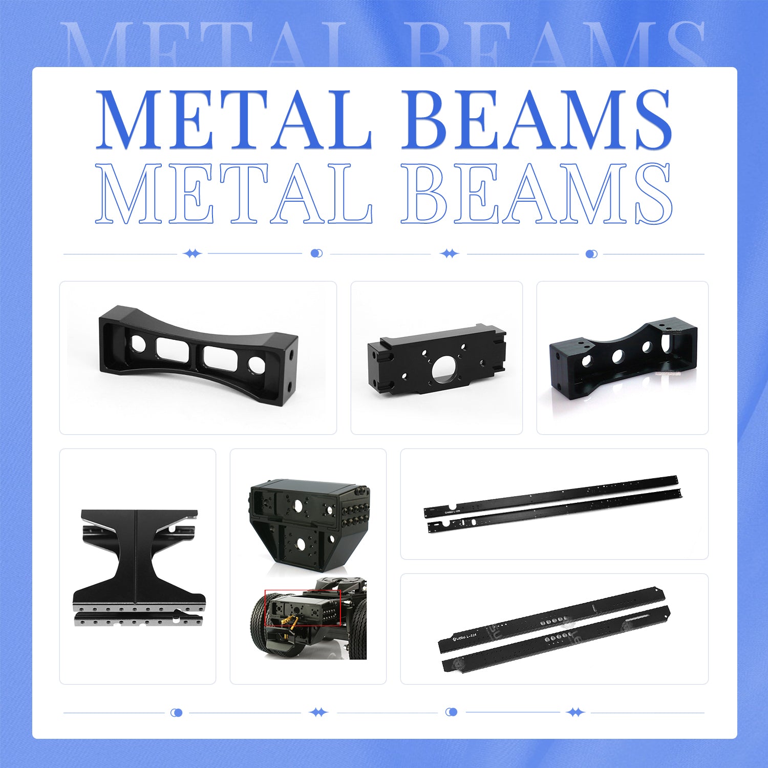 Beams & Chassis Rails – LESU RC USA