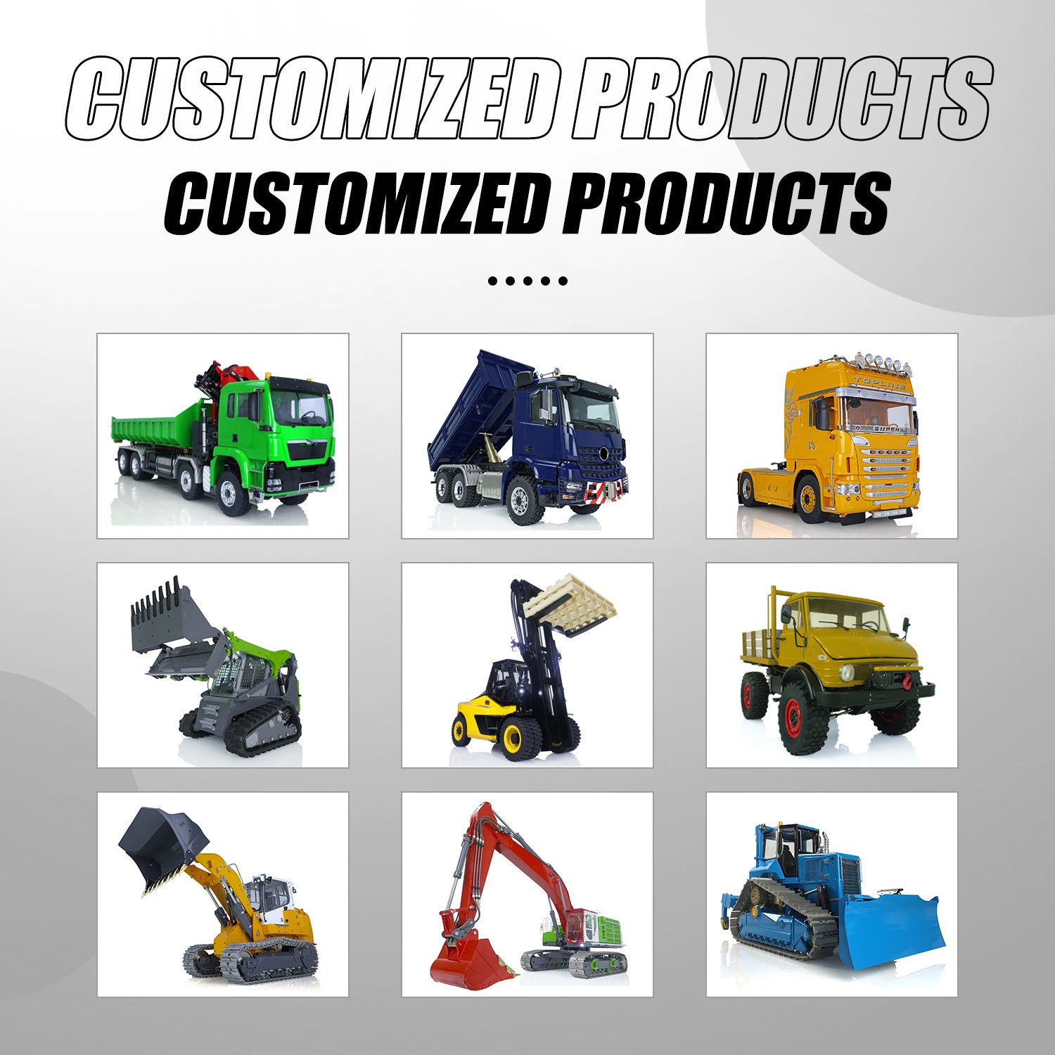 Customized Products – LESU RC USA