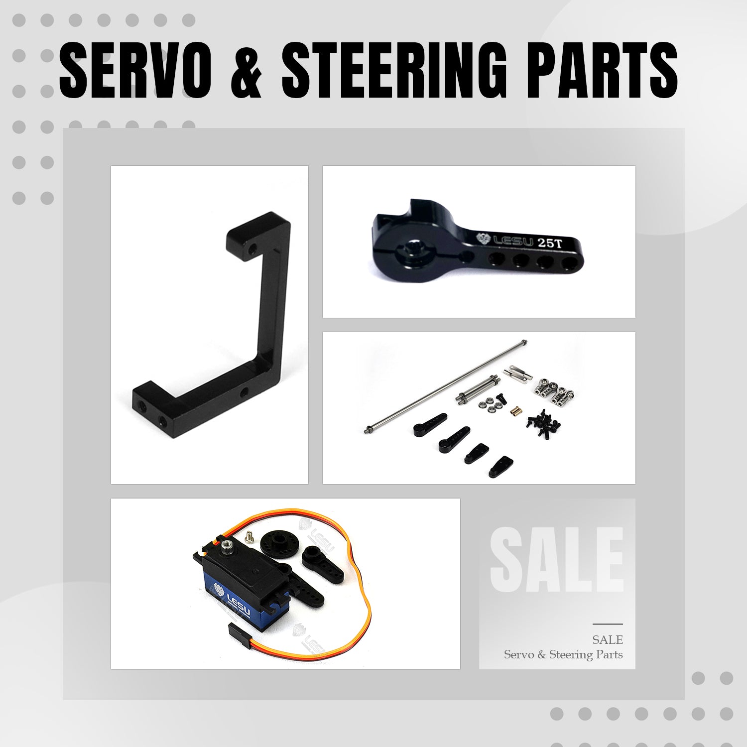 Servo & Steering Parts – LESU RC USA