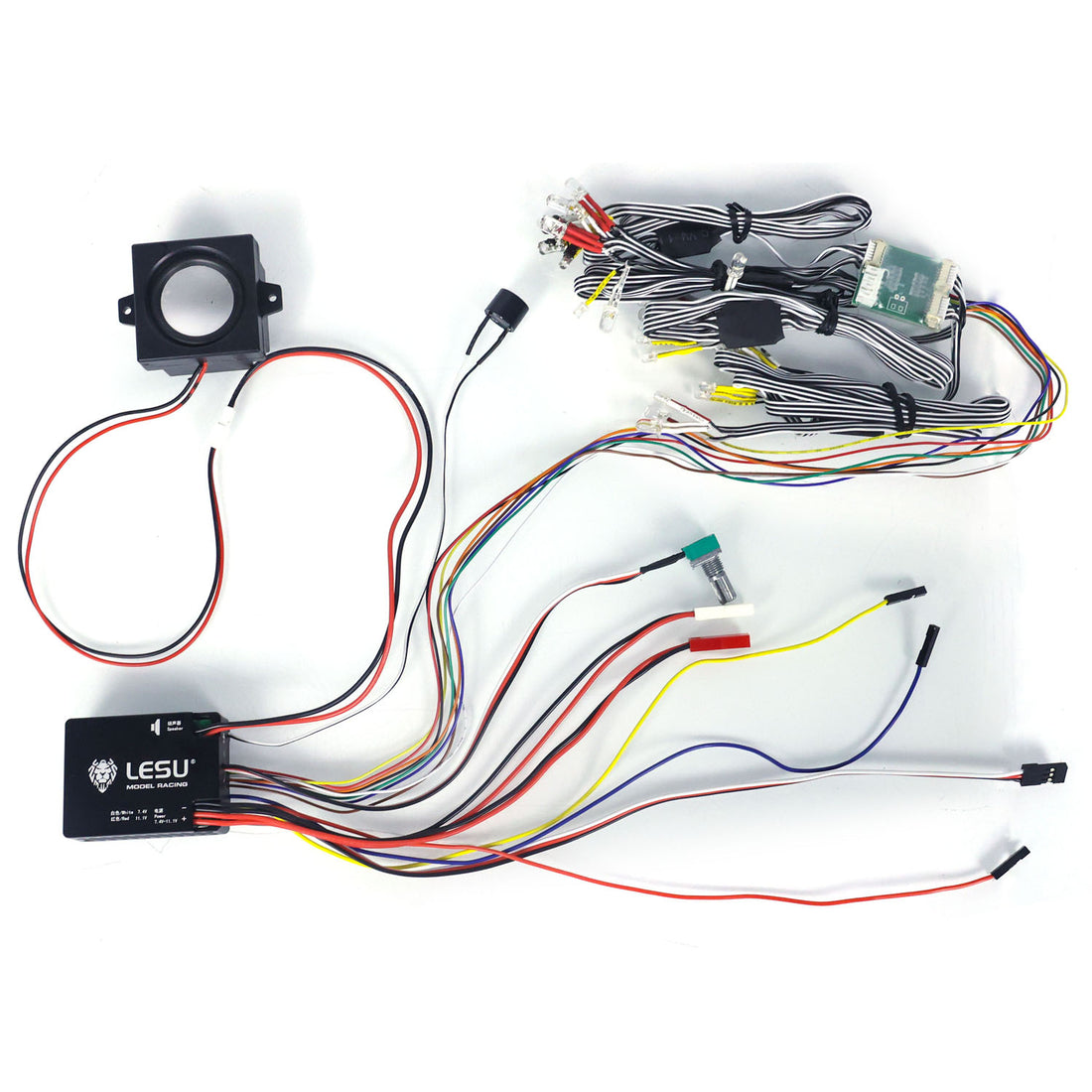 LESU Sound System LED Light Group for 1/14 RC Dump Truck Remote Contro ...
