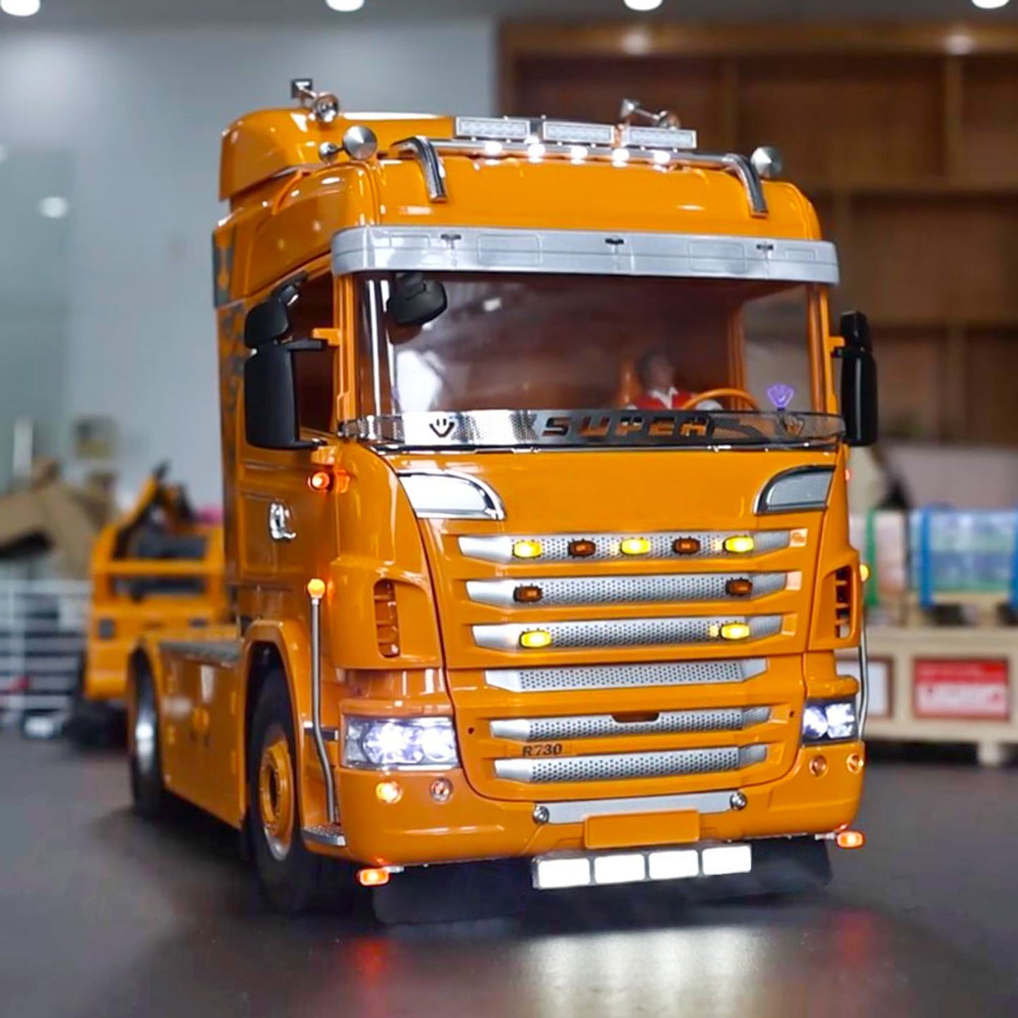 LESU 4X4 Metal Chassis 1/14 Scale RC Tractor Truck DIY Customized for ...